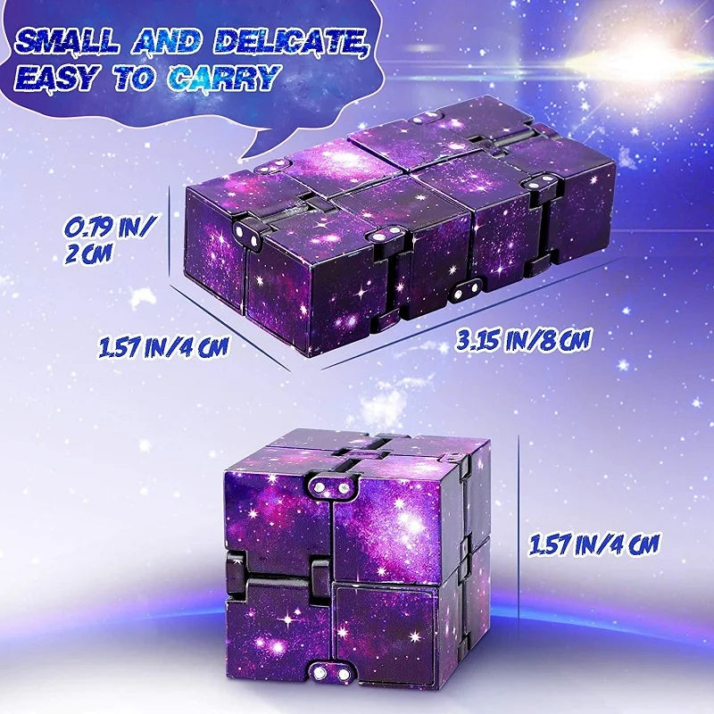 Infinity Cube Galaxy Fidget – Stress Relief & Focus Toy – Buckyballsshop