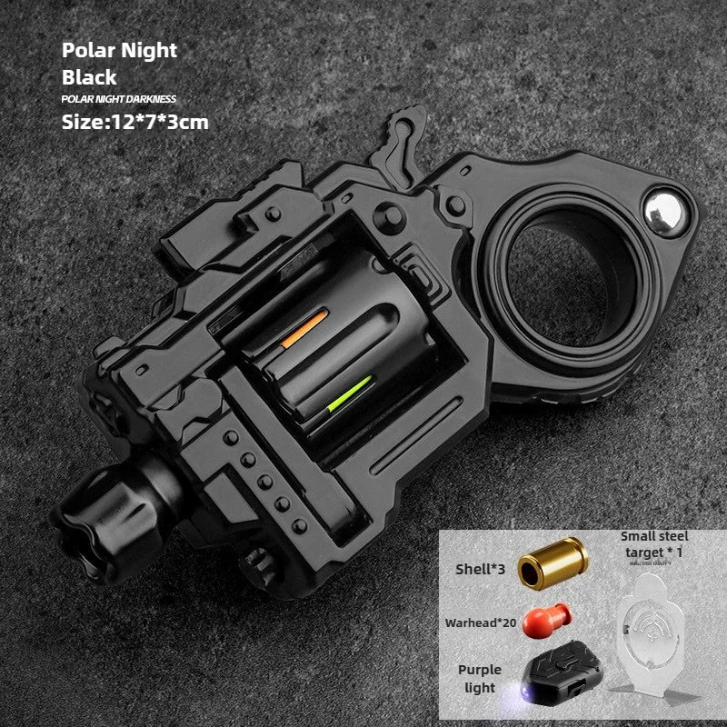 Metal EDC Revolver Fidget Spinner – Mini Alloy Gun Stress Toy ...