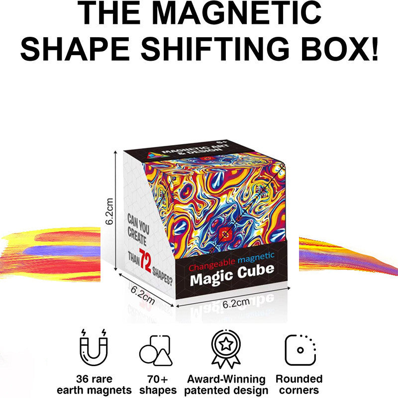 3D Magnetic Magic Cube – Shape Shifting Fidget Puzzle – Buckyballs Shop